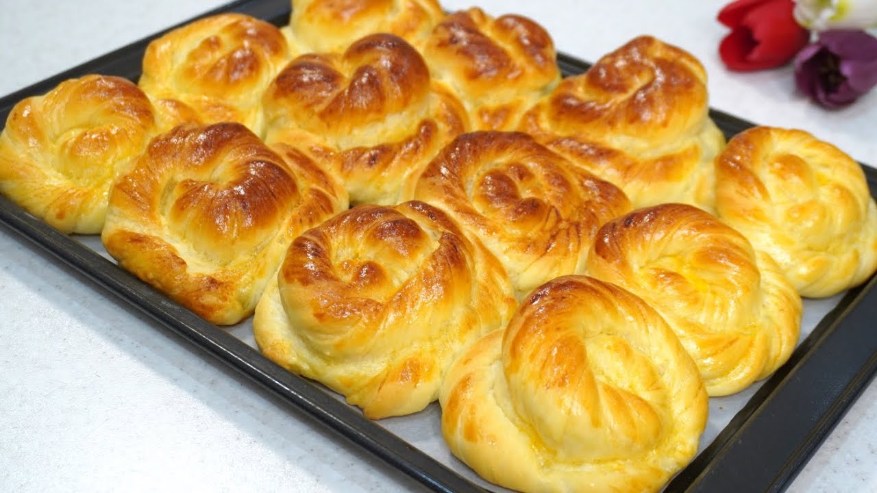 After Learning This Method, I Addicted To It ️ Simple Layer Buns Bread ...