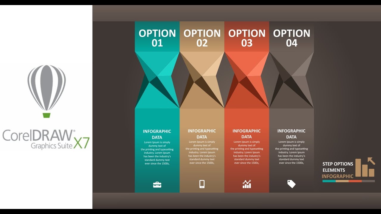 Tutorial: How to create InfoGraphic Using Bezier(Line)-Tool - CorelDraw ...