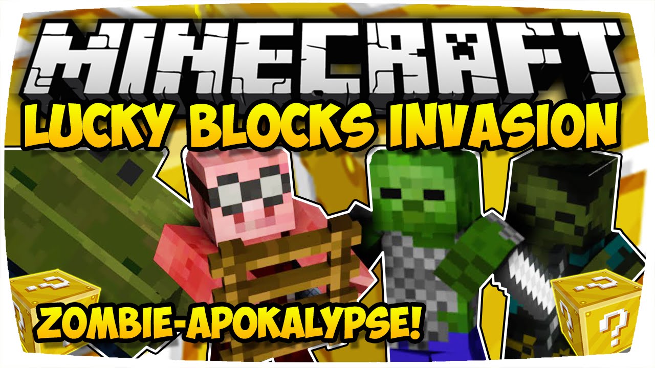 MINECRAFT: LUCKY BLOCKS INVASION - TOWER DEFENSE IN MINECRAFT! ♦ MINI ...
