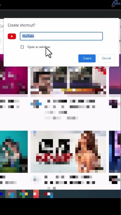 How to create a web application | Chrome shortcut | Web apps - YouTube