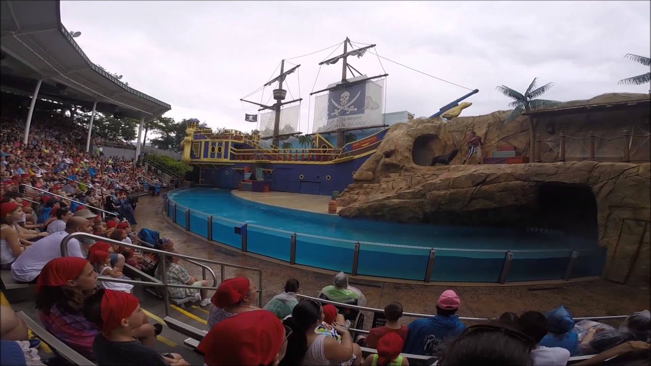 Clyde And Seamore Take Pirate Island Final Show Part 1 Youtube