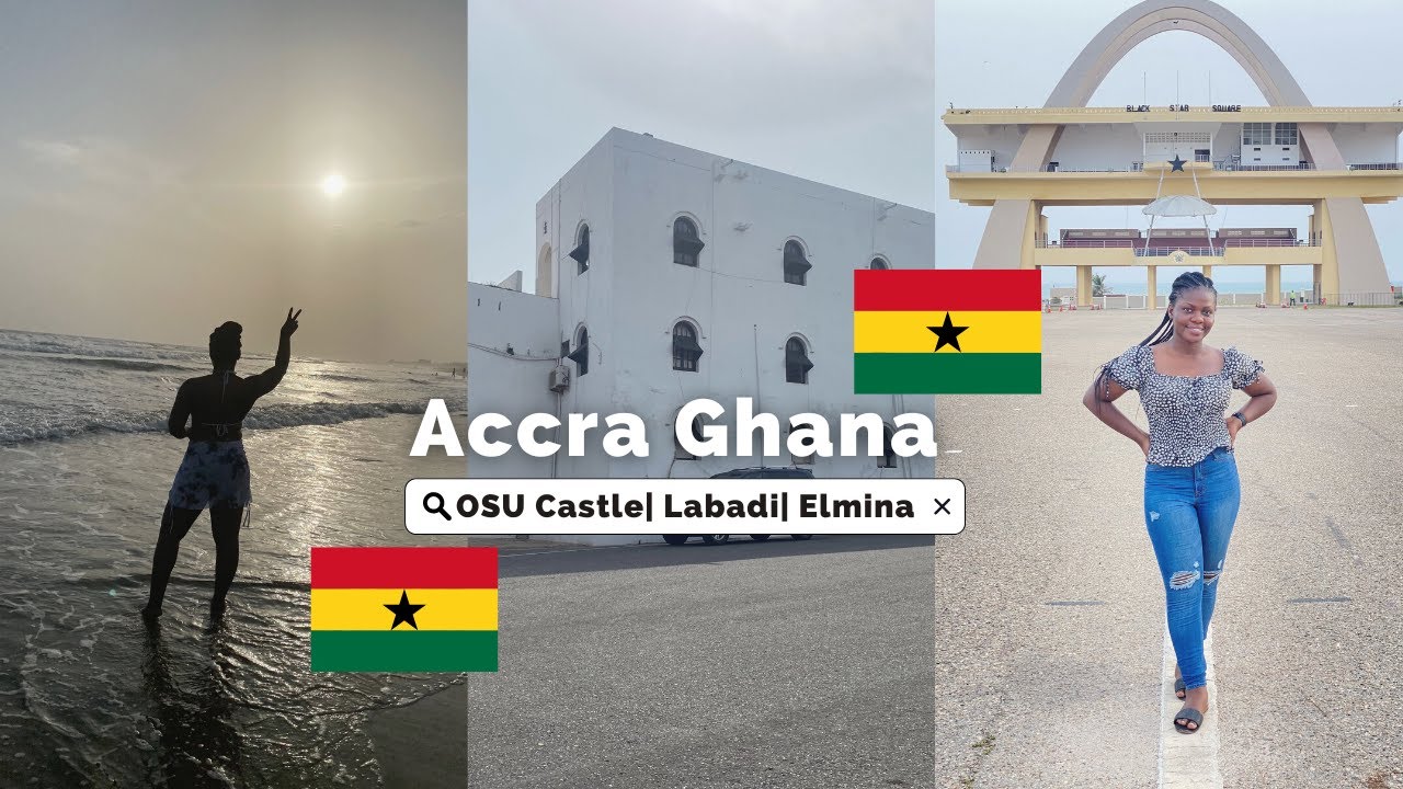 Accra Vlog| Osu Castle| Labadi Beach| Elmina Castle - YouTube