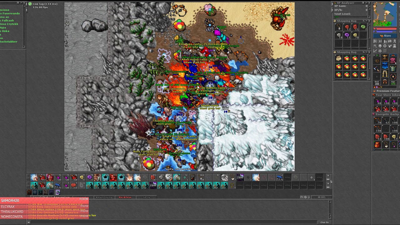 TIBIA WAR- FUNERA FARMINE FIGHT TS AUDIO - YouTube