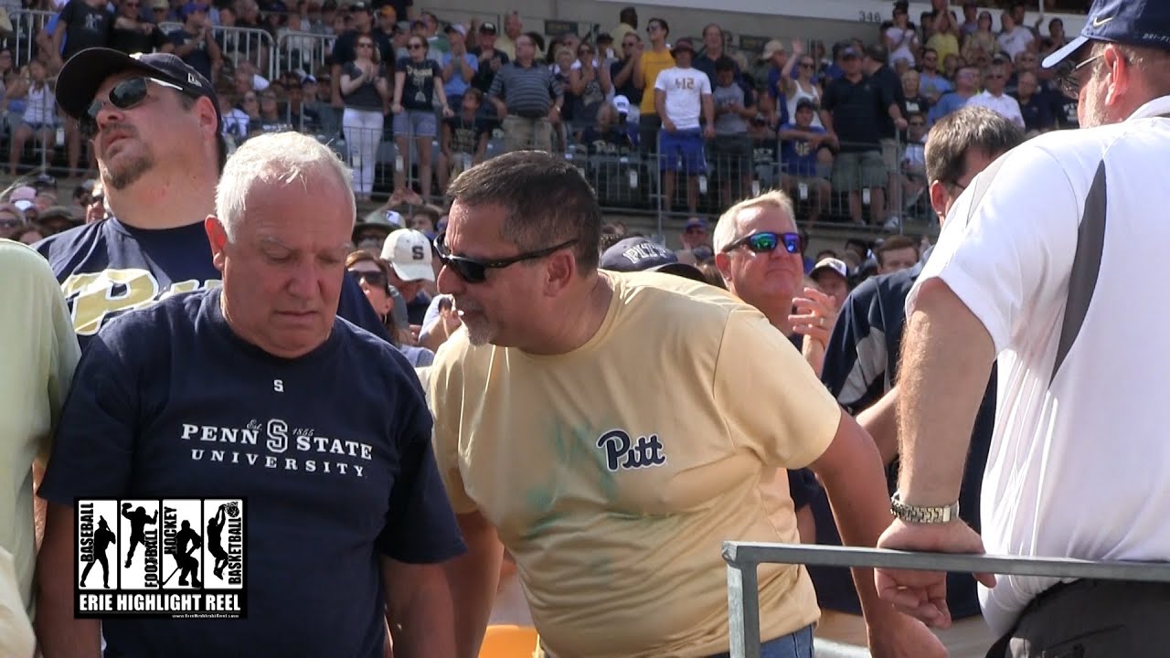Pittsburgh Panthers Fan Says Something To Penn State Fan 2016 - YouTube