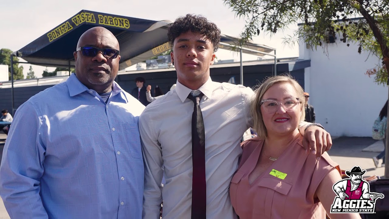 Ron Vann commits to New Mexico State - YouTube