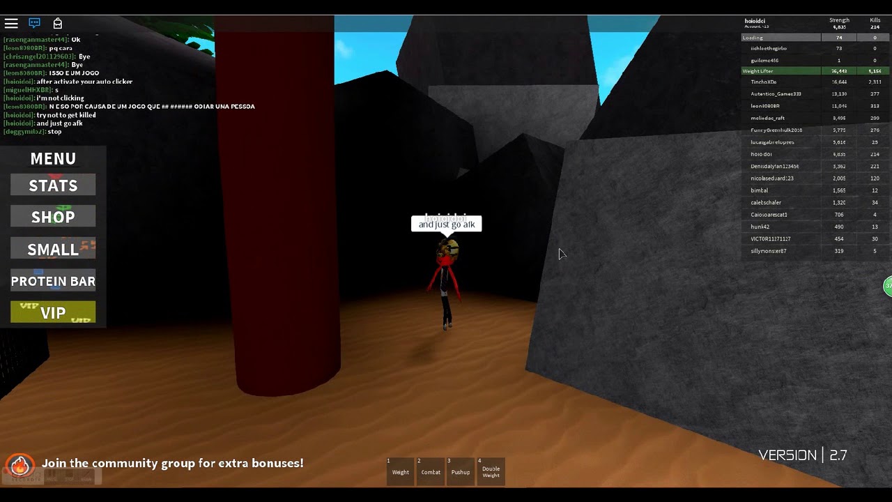 Roblox - Weight lifting simulator 2 - How to get a lot of strength ...