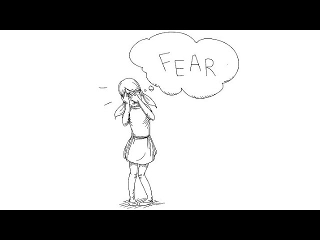Scared Girl Drawing Easy For Kids