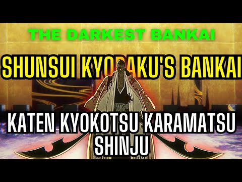 The Darkest Bankai Of Whole Bleach-Verse 😈 !! Shunsui's Bankai ...
