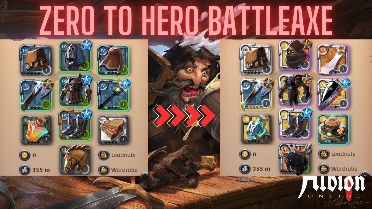 Albion| Zero To Hero BATTLEAXE - YouTube
