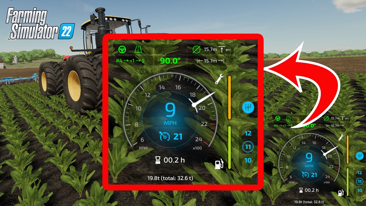 How to use Enhanced Vehicle GPS in FS22 for Straight Lines - YouTube
