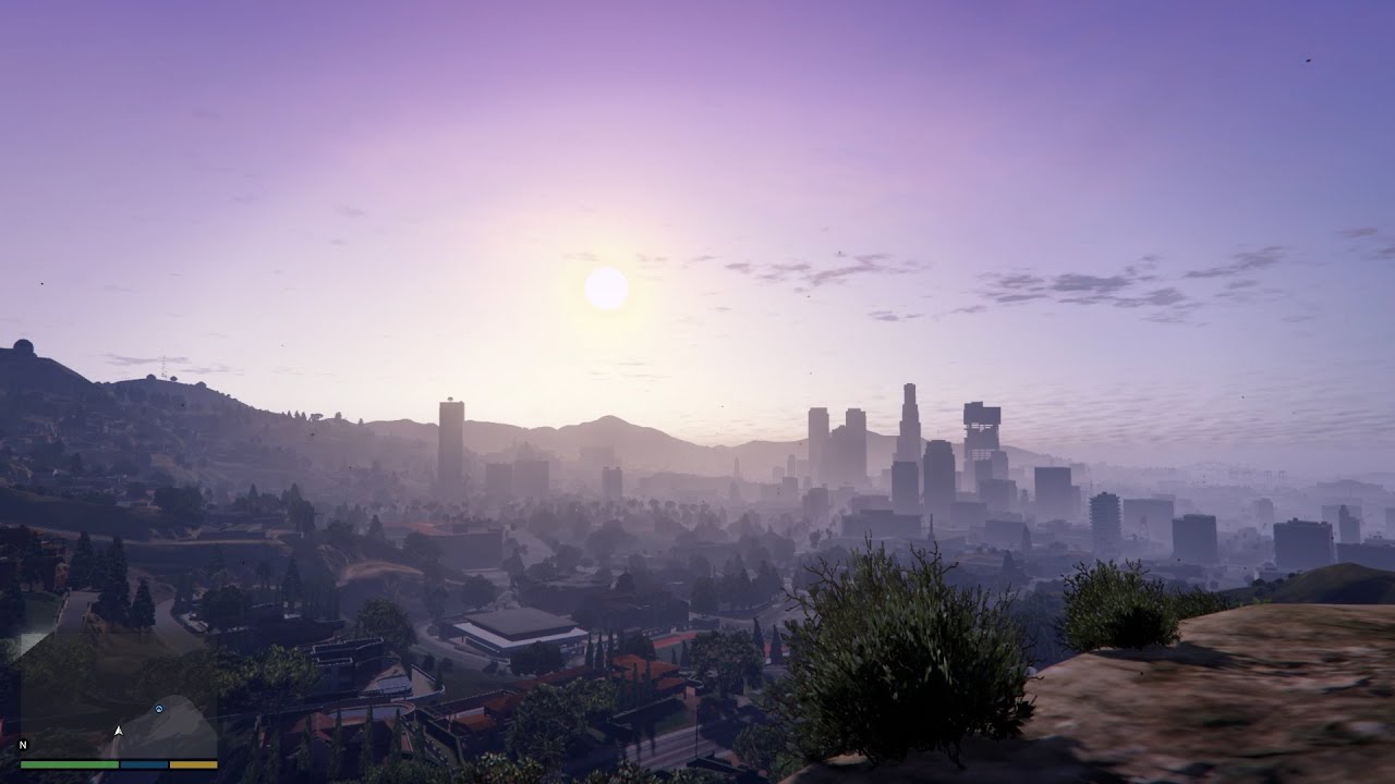 SUNRISE IN GTA5 / MOST BEAUTIFUL VIEW POINT IN GTA5 /#GTA #GTA5 # ...