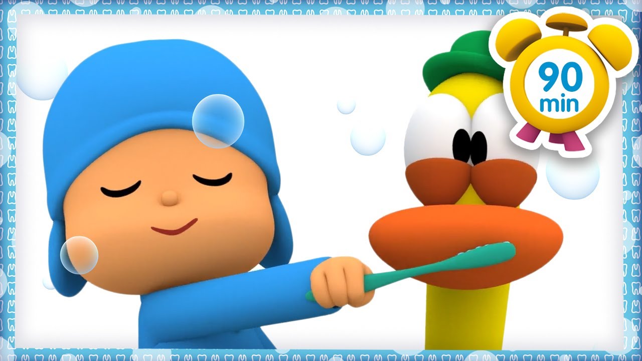 😁 POCOYO in ENGLISH - Brush your teeth [ 90 minutes ] | Full Episodes ...
