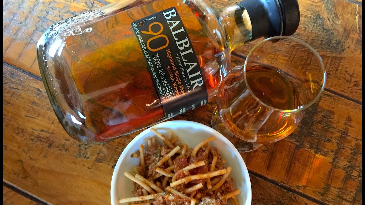 BALBLAIR ‘90: Whisky Review, Food Pairing and Comparison - YouTube