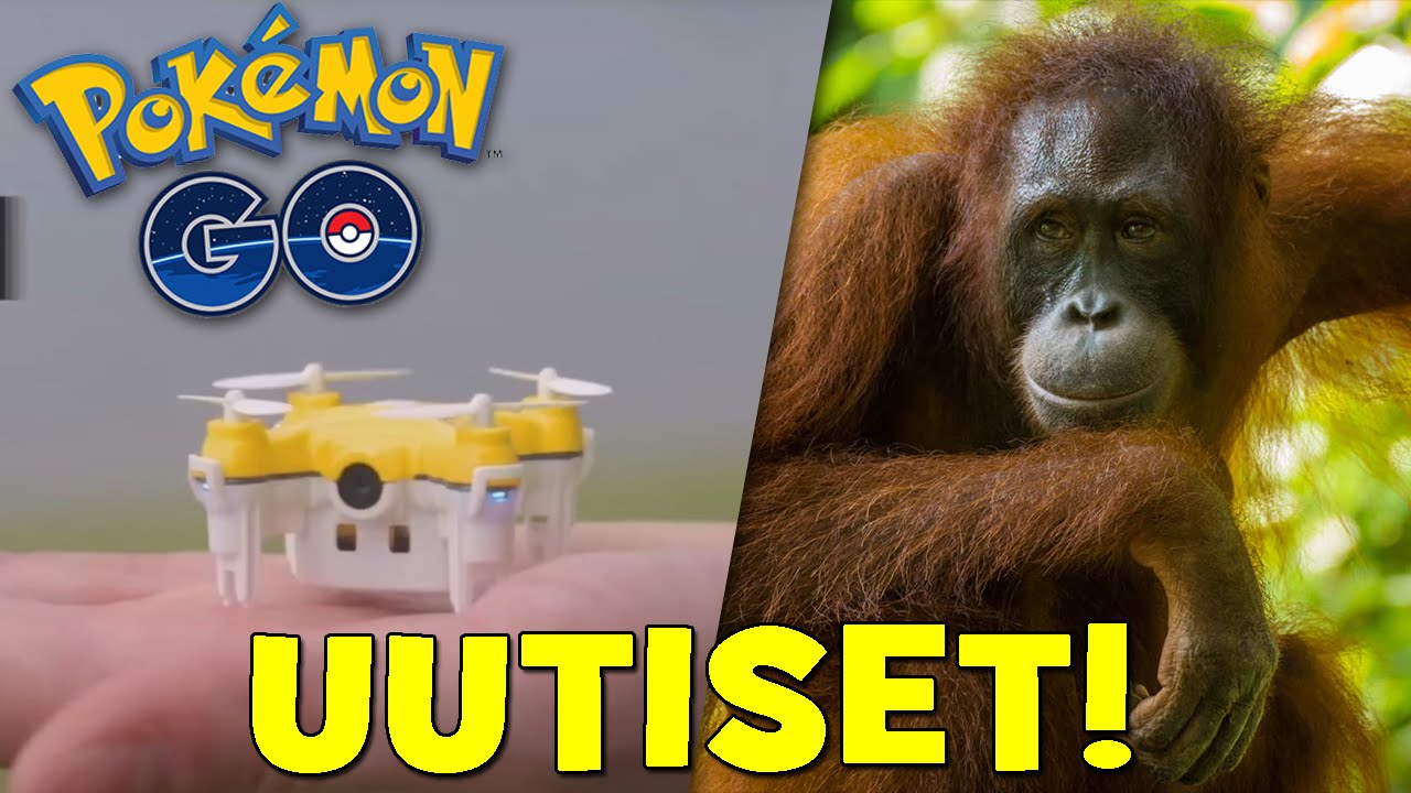 Pokémon GO Drone? Ensimmäinen Puhuva Oranki? | RTG Uutiset - YouTube