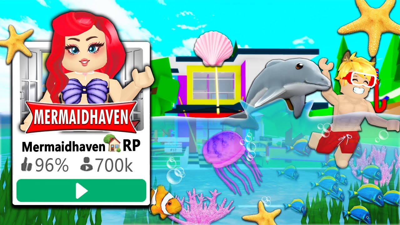 I Created a Fake MERMAID Brookhaven Game.. (with roblox id codes) - YouTube