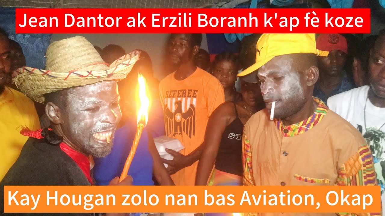 Lwa Boran ak Jean Dantor kap fè koze kay Hougan Zolo. - YouTube