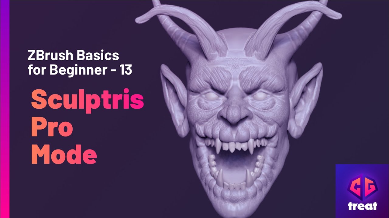 ZBrush Basics for Beginners - 13 - Sculptris Pro Mode - YouTube