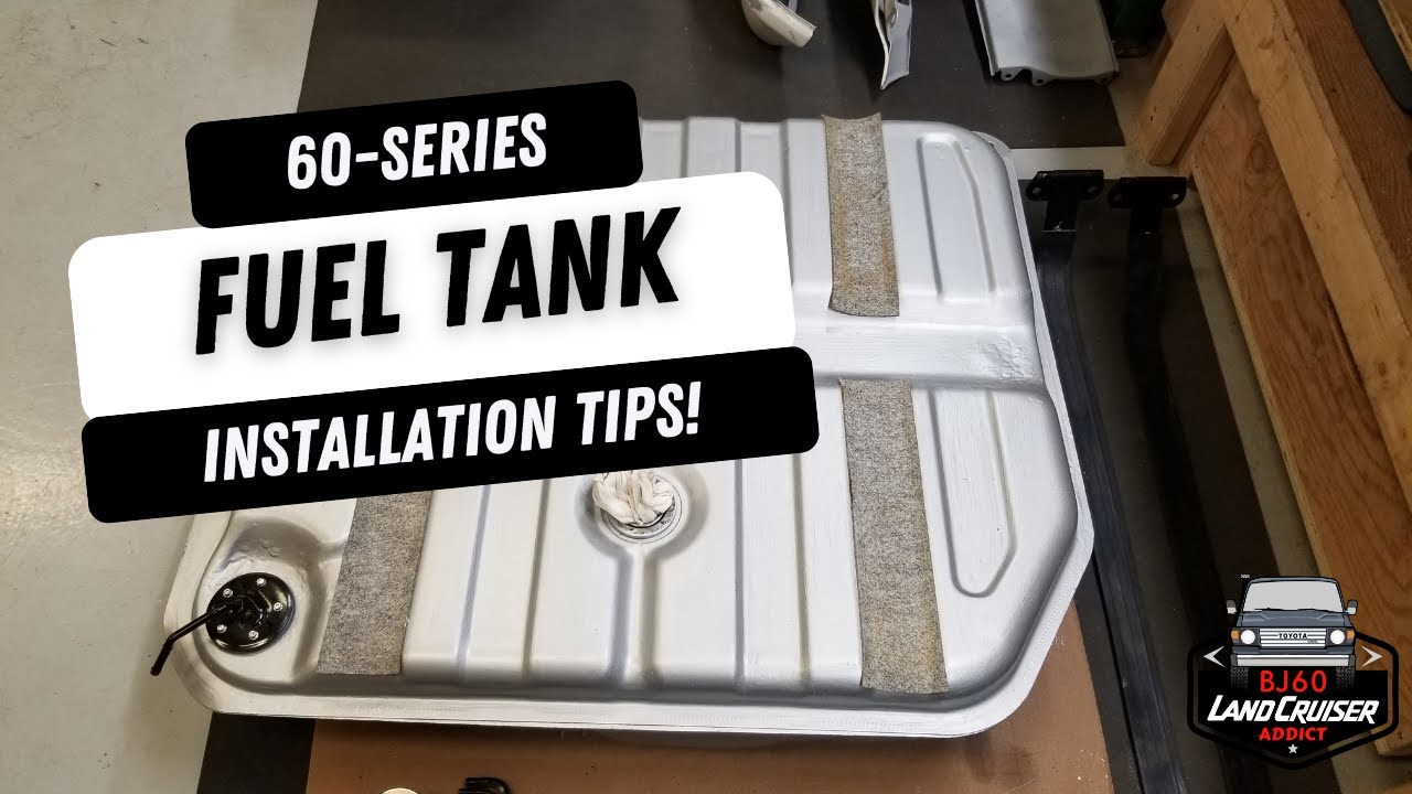 60-series fuel tank installation tips! - YouTube