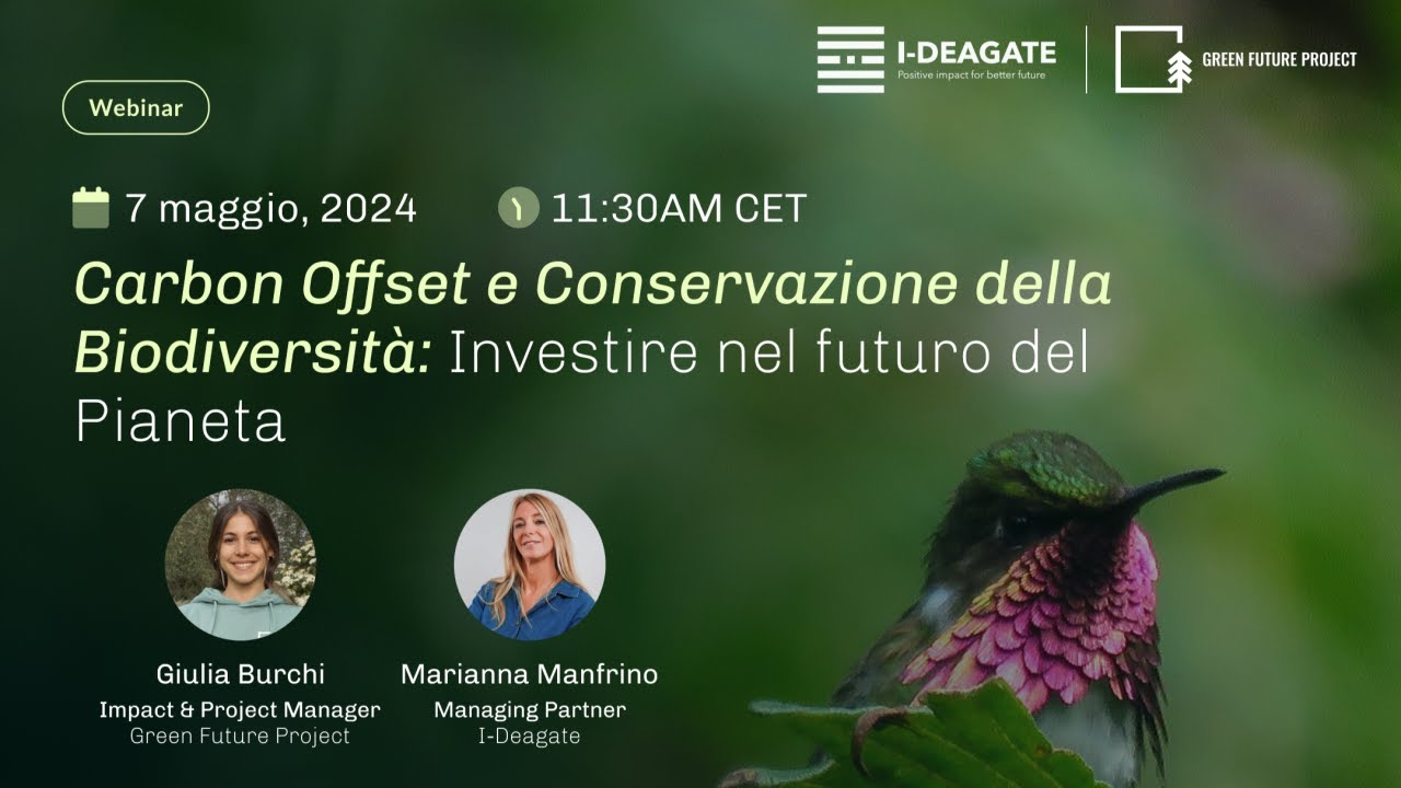 Carbon Offset e Conservazione della Biodiversità | Green Future Project - YouTube