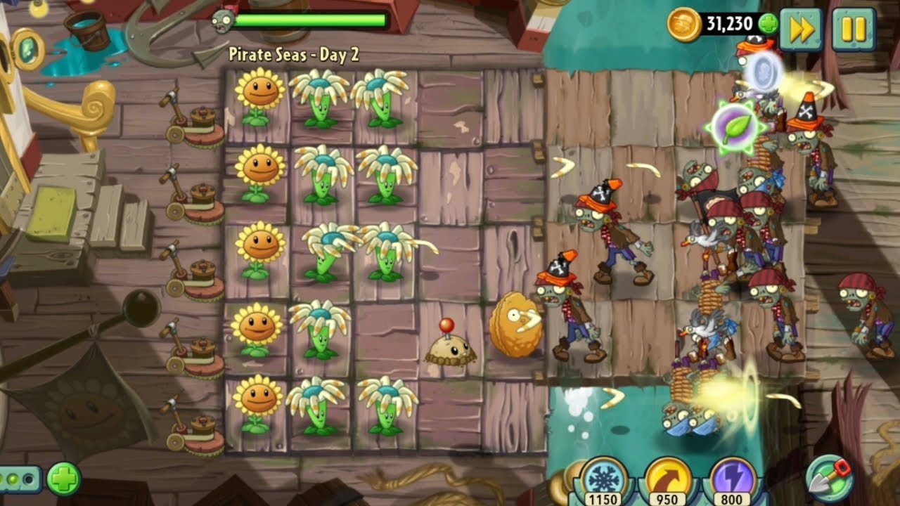 Plants vs Zombies 2 - 😊 played a perfect game, look at the bloomerang ...