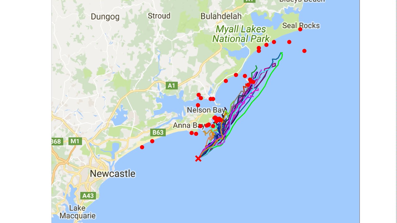 Port Stephens shipping container spill - YouTube