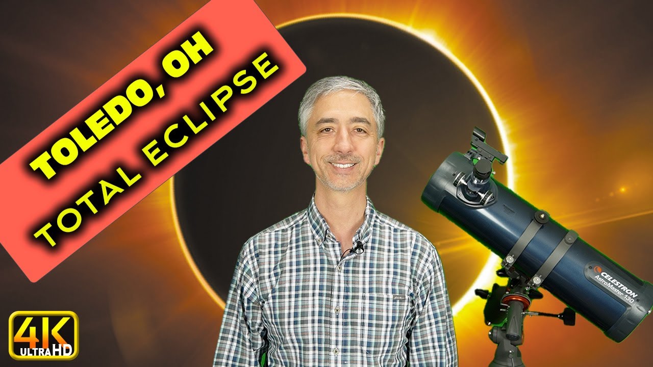 Toledo Ohio Total Solar Eclipse Planning April 8, 2024 (4k UHD) - YouTube