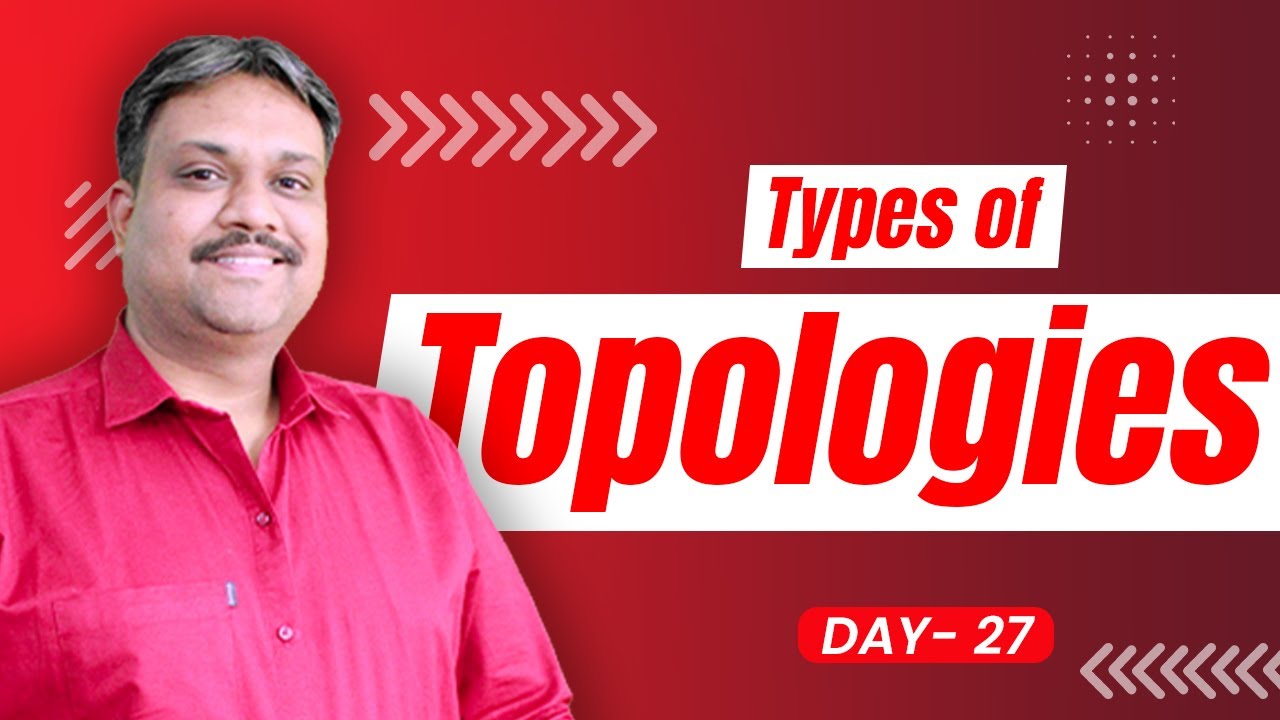 Types of Topologies | CCNA Networking | Computer Network course 2024 ...
