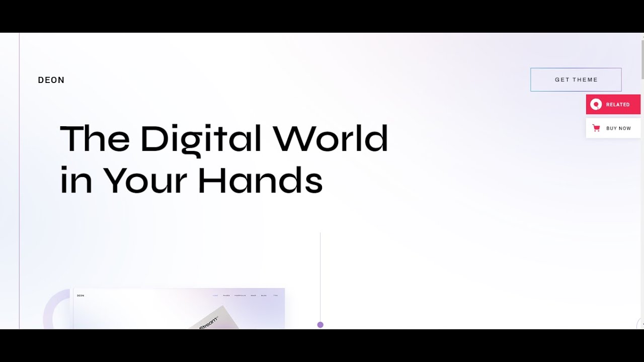 Deon - Technology and Software Company Theme Download #wordpress - YouTube