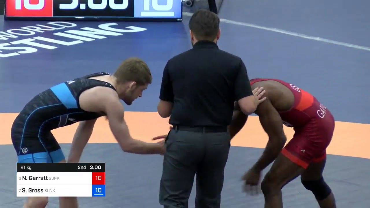 Seth Gross vs. Nahshon Garrett at the US Open - YouTube