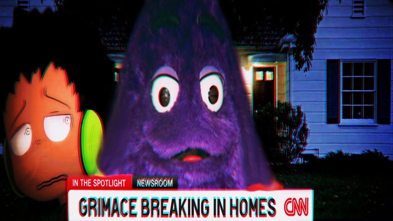 I TRIED THE GRIMACE SHAKE AND NOW GRIMACE IS STALKING MY HOME ... - YouTube