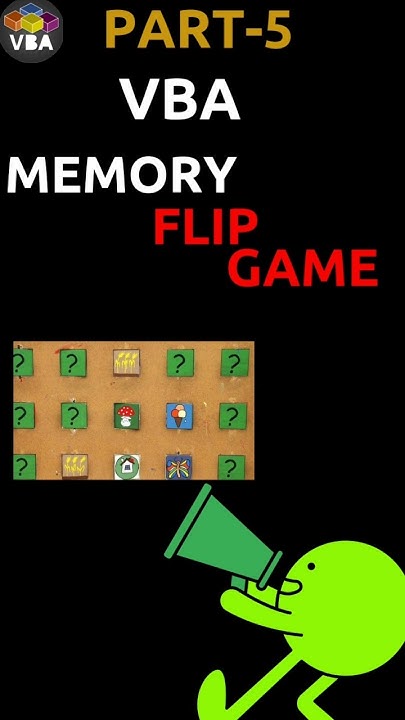 Bulid a Memory Matching Game in Excel VBA! Part-5 #shorts #vba #macro #automation #excel - YouTube
