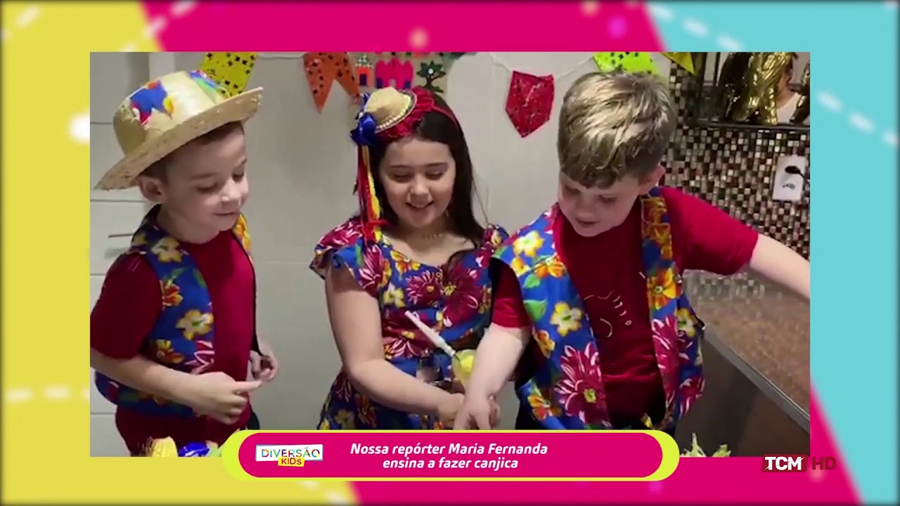 Diversão kids 26.06.20 - Maria Fernanda ensina receitinha de Canjica ...