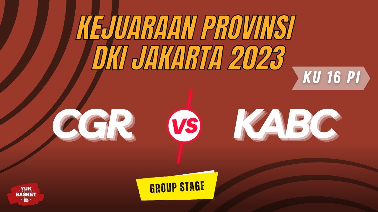 CGR vs KABC | KU 16 Putri | Kejurprov DKI Jakarta 2023 | YBID - YouTube