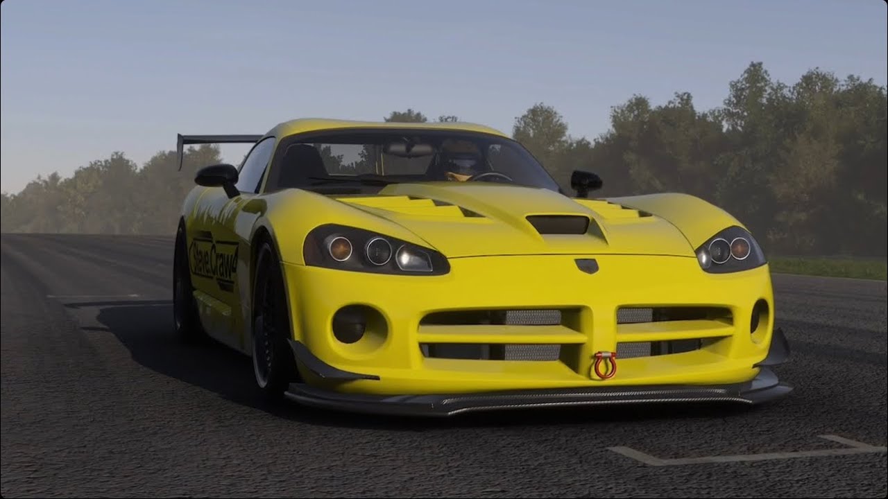 Starting from the back in the SRT Viper at Virginia - YouTube