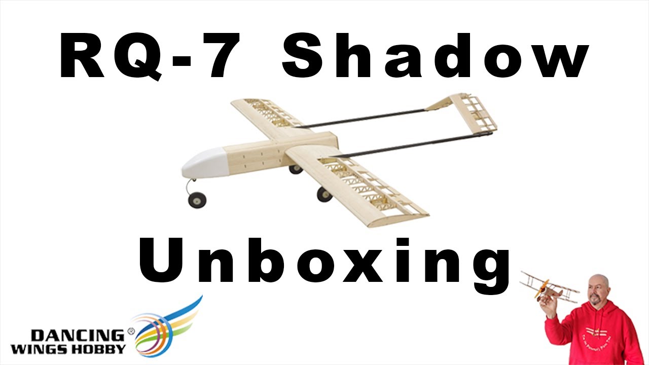 Building a drone from balsa! RQ-7 Shadow scale model unboxing. - YouTube