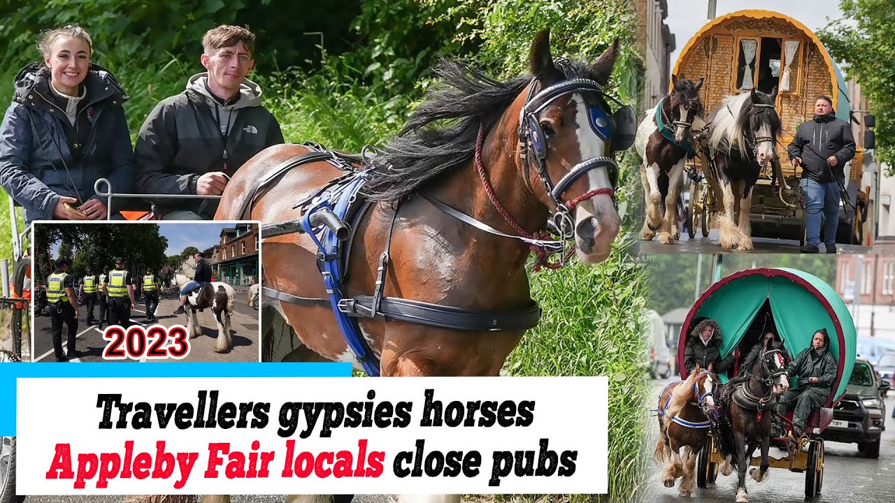 News: Travellers and gypsies arrive on horses ahead of Appleby fair as ...