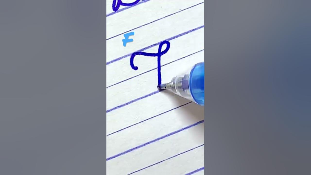 How To Write F In Cursive Writing cursivewriting handwriting how-to-write-f-in-cursive-writing-cursivewriting-handwriting