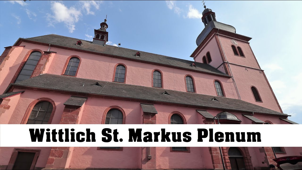 WITTLICH (D), St. Markus, Vollgeläute aller 5 Glocken (Außenaufnahme ...