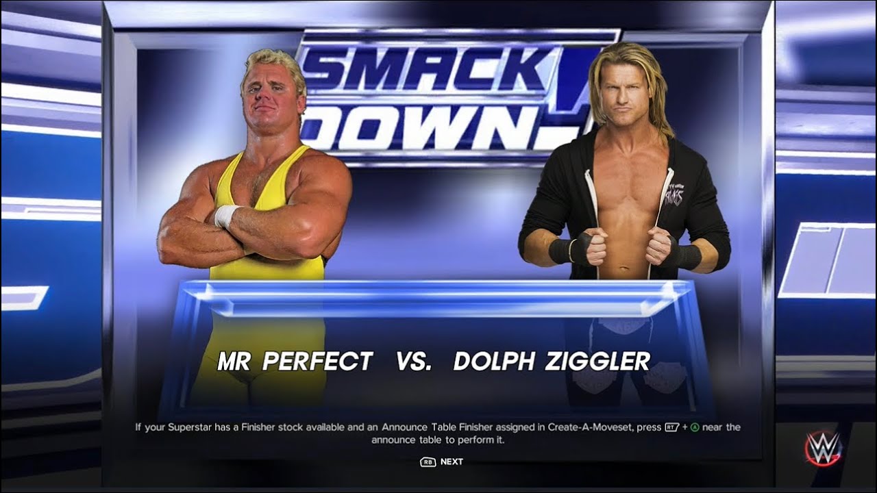 Dolph Ziggler vs Mr Perfect!! - YouTube