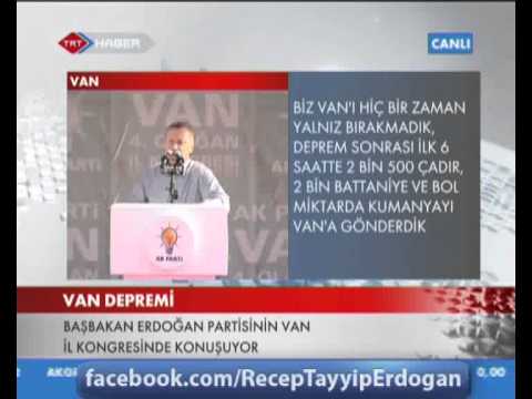 Başbakanımızın, AK Parti Van İl Kongresi Konuşması -1-