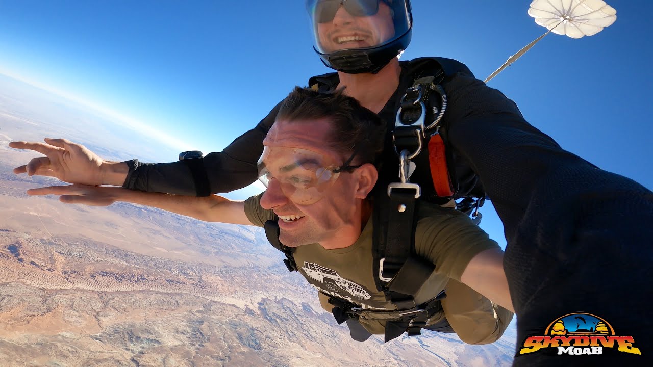 First Time Skydiving! Experience at Skydive Moab - YouTube