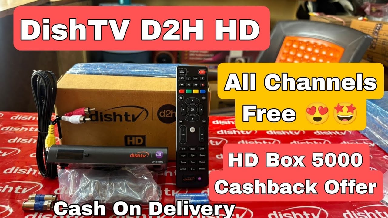 Dishtv D2H Hd box | 5000 cashback Offer | Cheapest dth box in India ...