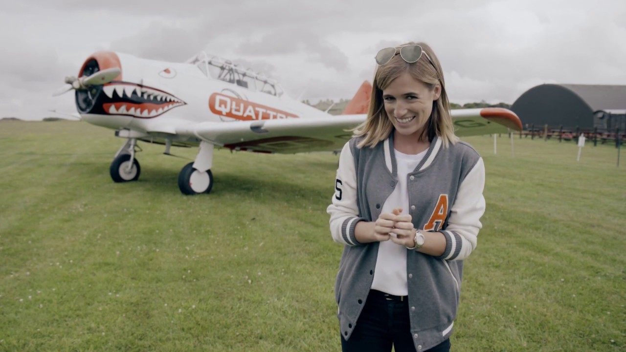 Eurosport's Rachel Stringer takes to the skies in Quattro Air - YouTube