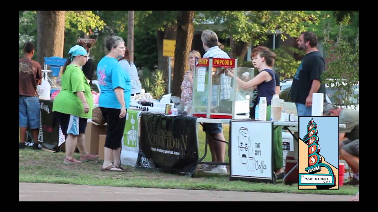 100 Fun Things to do in Downtown Paris Texas - Movies in the Park - YouTube