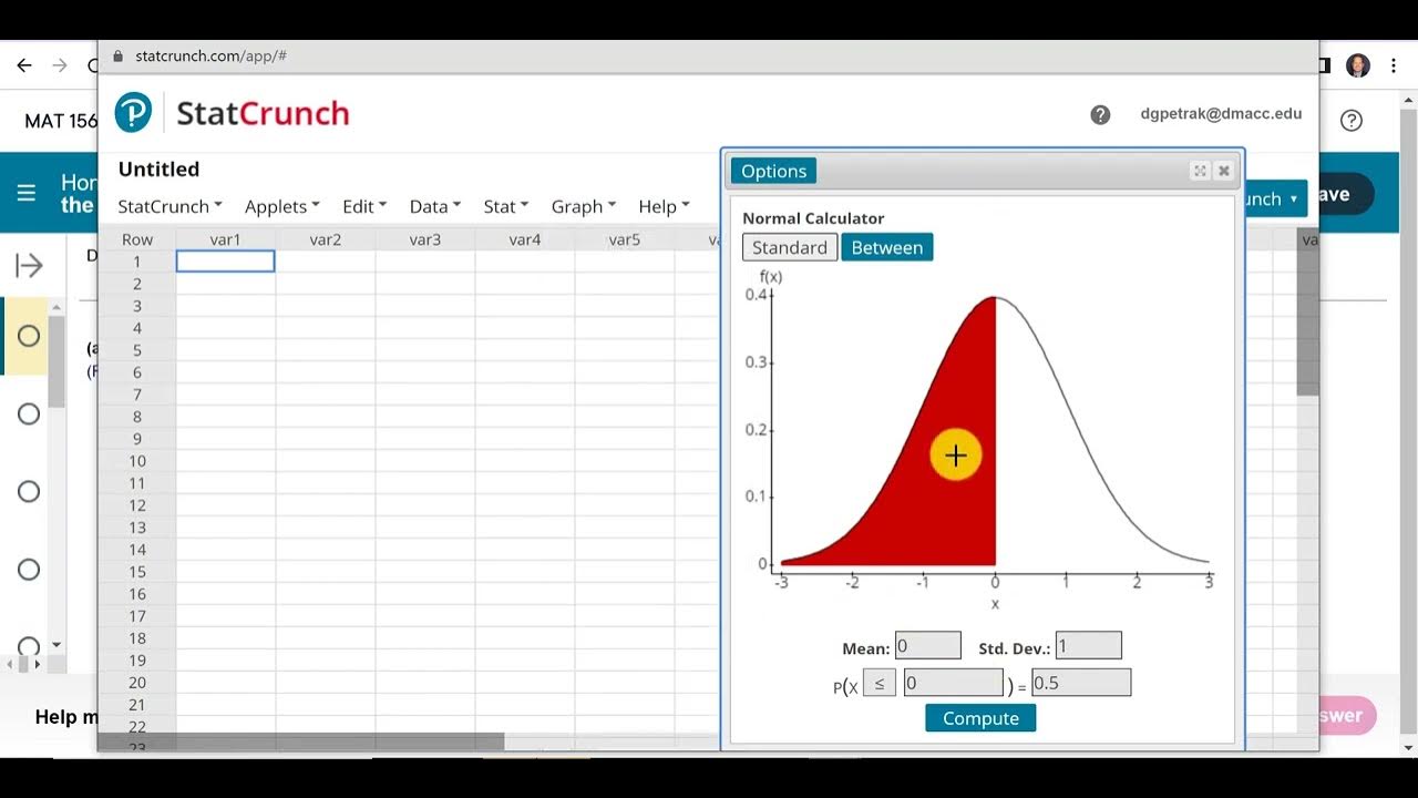 How To Sort Data And Use The Normal Calculator On StatCrunch YouTube how-to-sort-data-and-use-the-normal-calculator-on-statcrunch-youtube