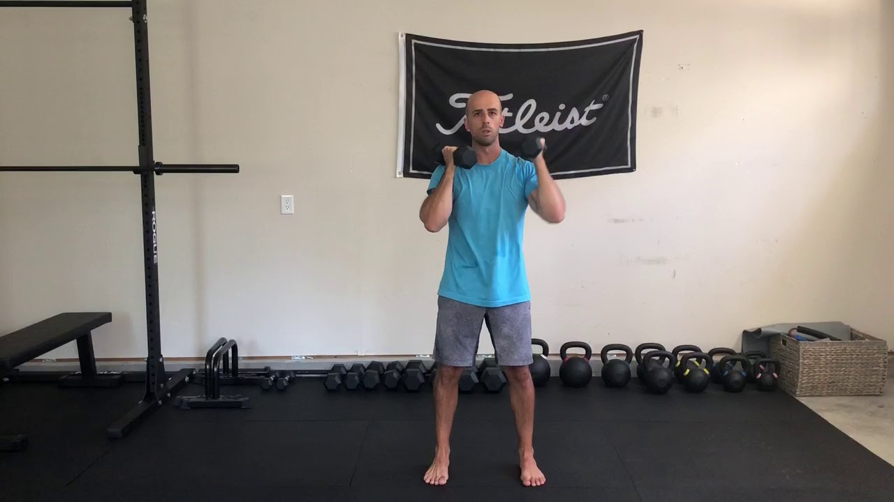 Rotational overhead press - YouTube