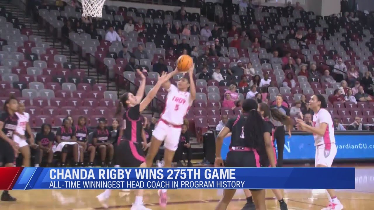 Troy Coach makes history - YouTube
