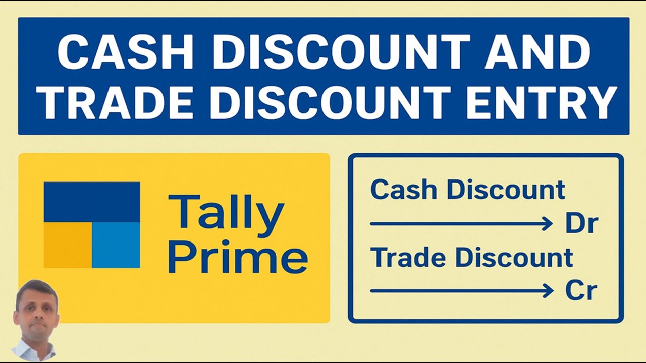 Purchase Discount Entry in Tally Prime | Cash Discount entry | Sales ...