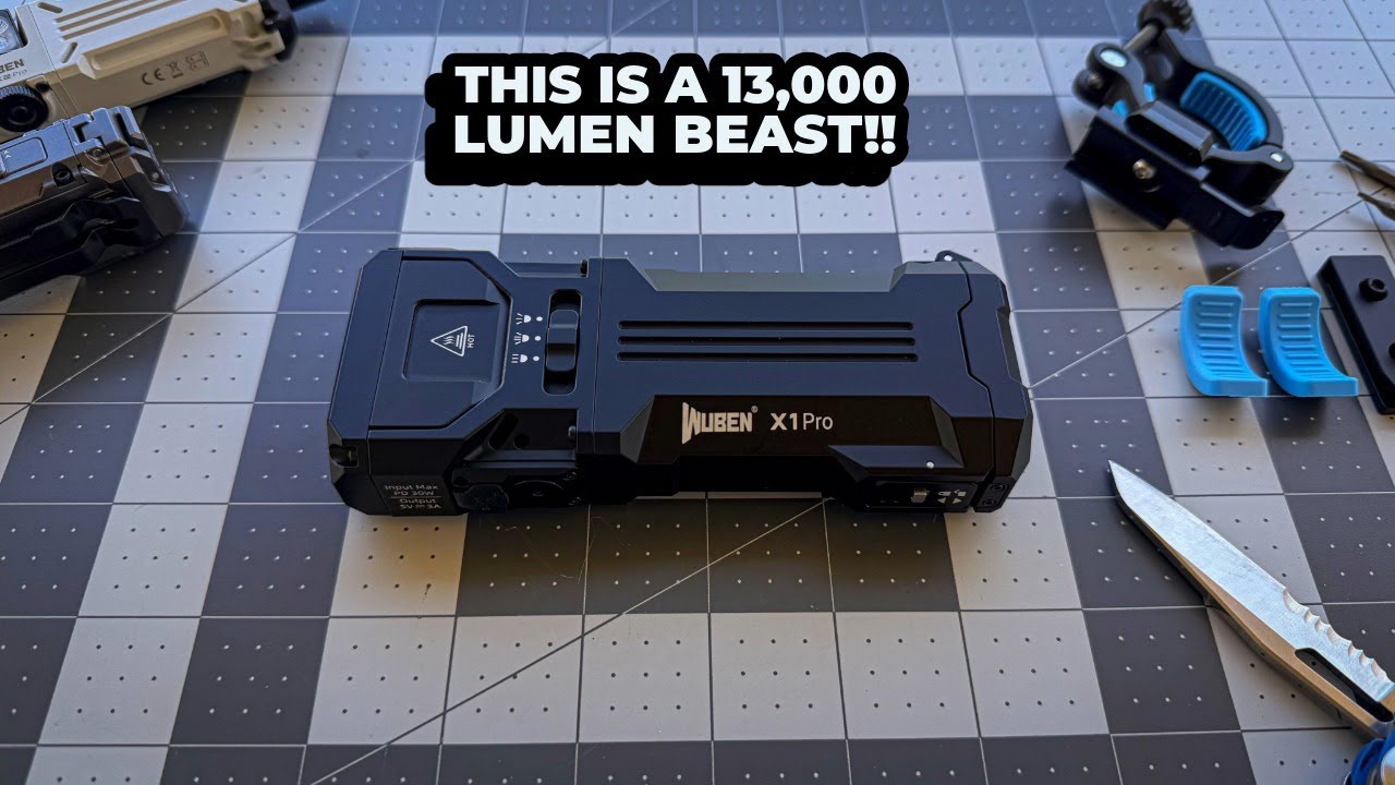 13,000 Lumen Beast has built in fan!!! Wuben X1 Pro. | 4K Review - YouTube