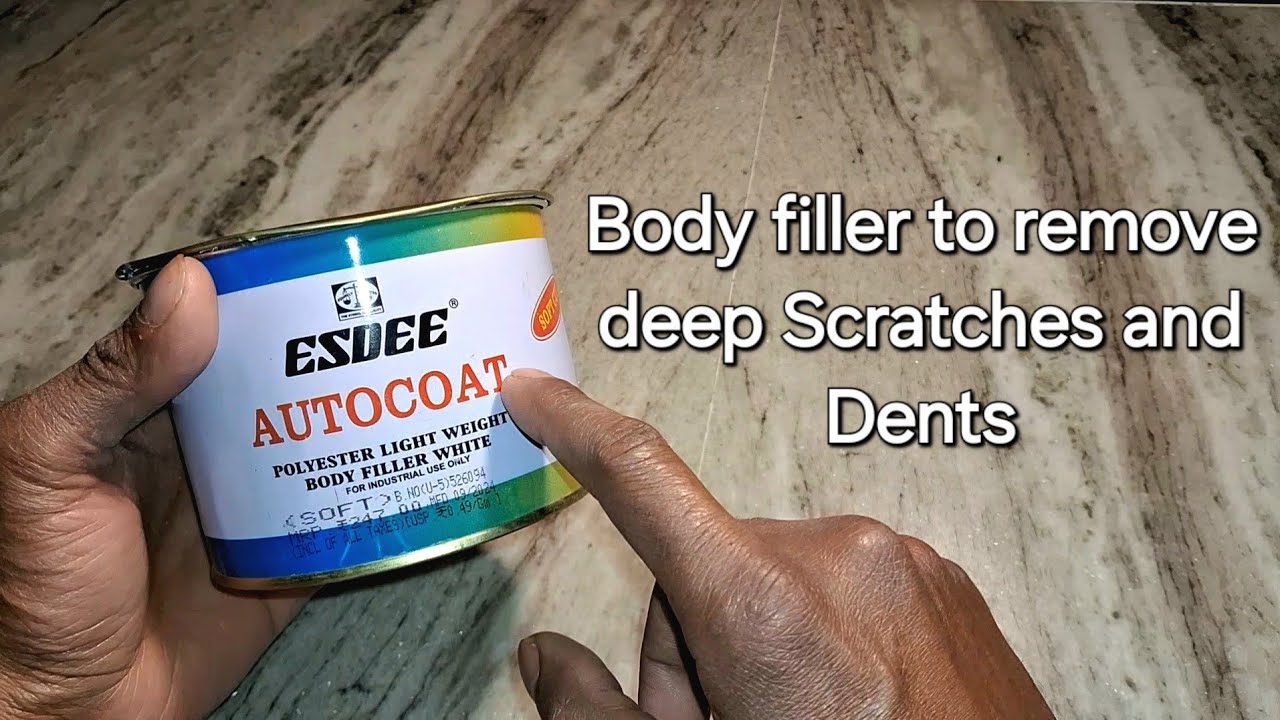 Details about Esdee Autocoat body filler. How to use it? - YouTube